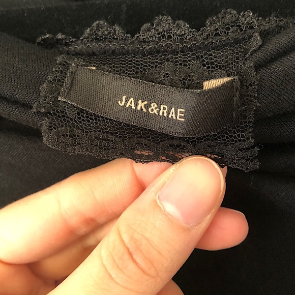 Jack & Rae | Dresses | Jak Rae Black Minidress With Lace | Poshmark
